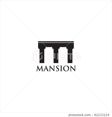 Mansion logo design vector template - Stock Illustration [62213224] - PIXTA