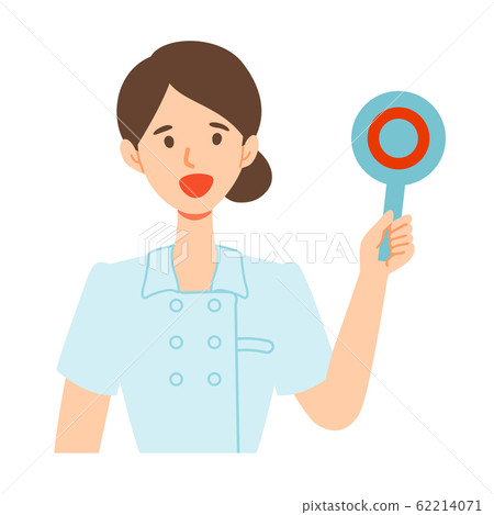 Nurse nurse woman correct answer illustration - Stock Illustration ...