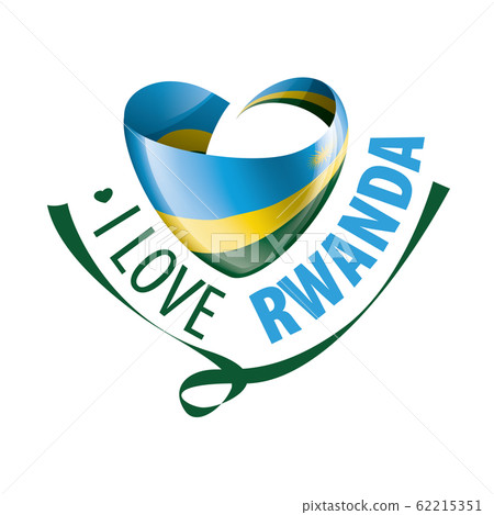 National flag of the Rwanda in the shape of a... - Stock Illustration ...