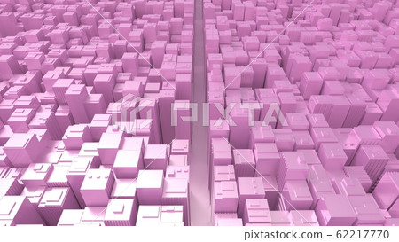 Buildings Pink Urban buildings Urban image... - Stock Illustration ...