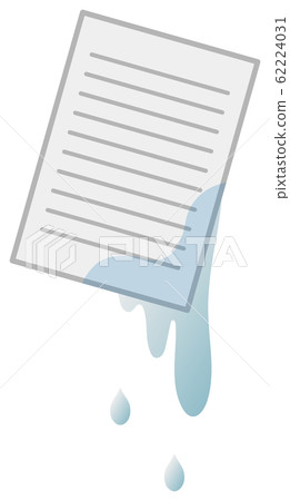 Wet documents - Stock Illustration [62224031] - PIXTA