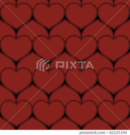 Red hearts love seamless background pattern,... - Stock Illustration ...