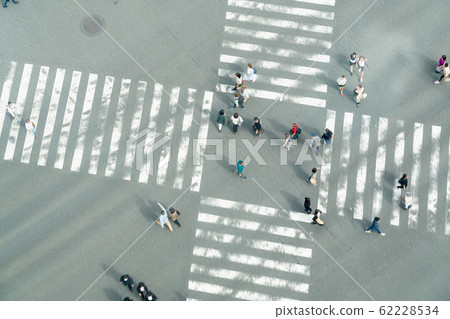 Scramble crossing - Stock Illustration [62228534] - PIXTA