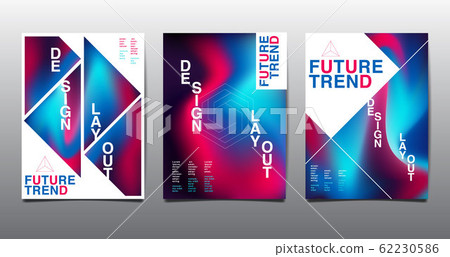 Vector Design Layout , bright color background , - Stock Illustration ...