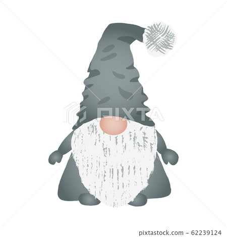 Scandinavian folklore christmas gnome Nisse or - Stock Illustration ...