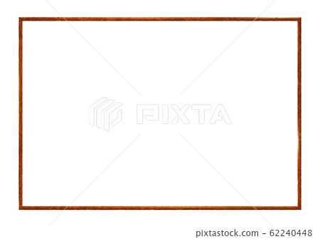Rectangle rusty frame, realistic old metal - Stock Illustration ...