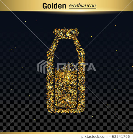 Gold glitter vector icon - Stock Illustration [62241766] - PIXTA