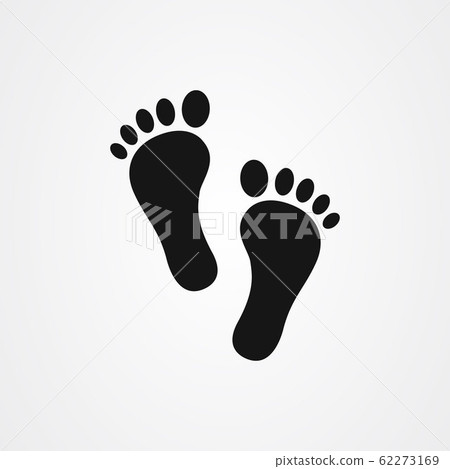 Foot step icon vector design - Stock Illustration [62273169] - PIXTA