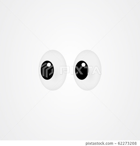 Look icon vector design / sideways glance - Stock Illustration ...