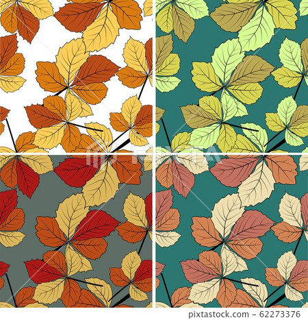 Leaf background. Modern nature backdrop. Autumn - Stock Illustration ...