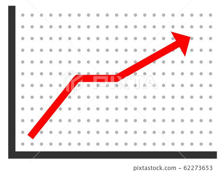 Financial arrow graph. Modern flat infographic set - Stock Illustration ...