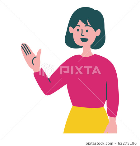 Female Description Commentary - Stock Illustration [62275196] - PIXTA