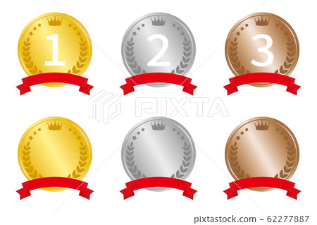 Ranking icon set gold, silver and copper - Stock Illustration [62277887 ...