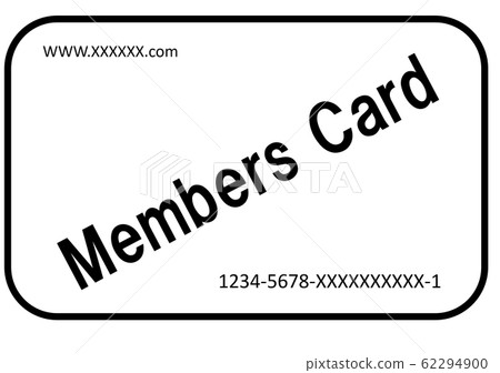Members Card - Stock Illustration [62294900] - PIXTA