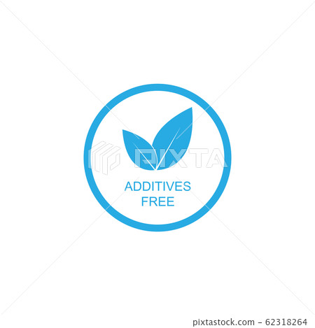 Additives free sign simple design. Vector eps10 - Stock Illustration ...