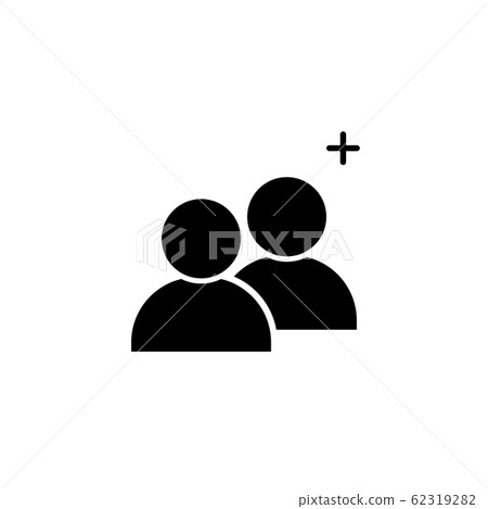 Add people icon symbol simple design. Vector - Stock Illustration ...