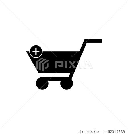Add to cart icon symbol simple design - Stock Illustration [62319289 ...