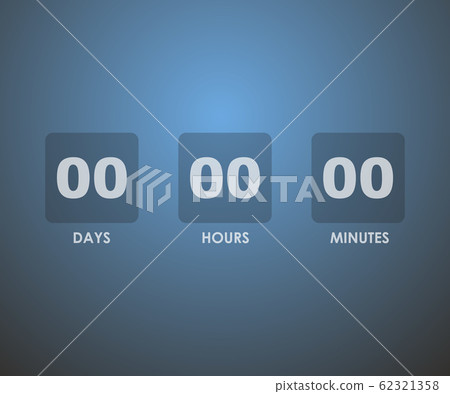 Countdown timer abstract light background....-插圖素材 [62321358] - PIXTA圖庫