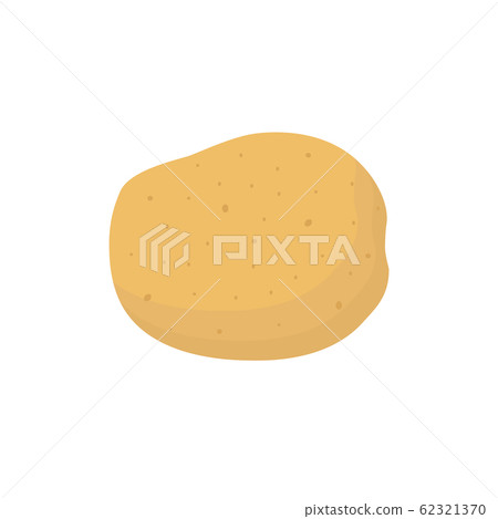 Potato flat icon sign. Vector eps10 illustration - Stock Illustration ...