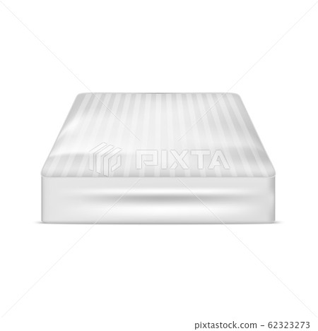 Realistic Detailed 3d White Blank Mattress... - Stock Illustration ...
