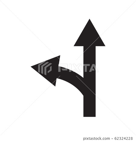 Way direction icon design template vector isolated - Stock Illustration ...