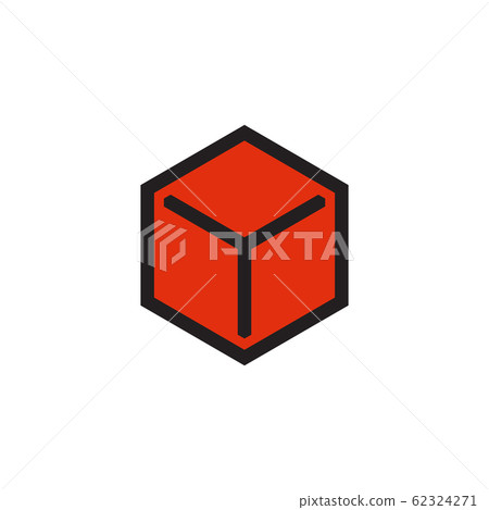 Red box icon design template vector isolated-插圖素材 [62324271] - PIXTA圖庫