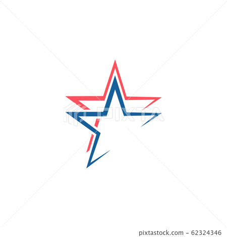 Abstract star icon design template vector isolated-插圖素材 [62324346 ...