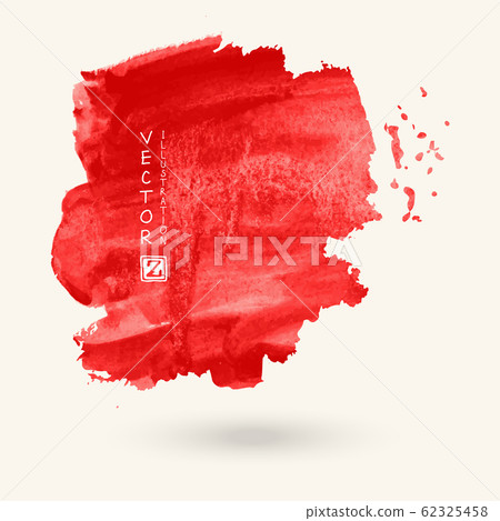 Red ink paint spots. Drops texture isolated on - Stock Illustration ...