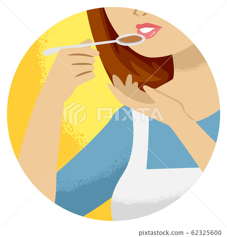 Hand Kitchen Verb Taste Illustration - Stock Illustration [62325600 ...