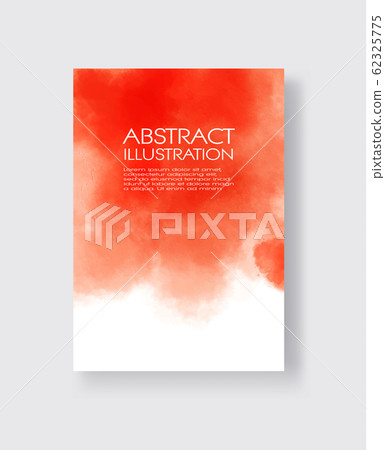 Bright red textures, abstract hand painted - Stock Illustration ...