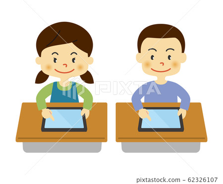 Children Tablet Devices Class - Stock Illustration [62326107] - PIXTA