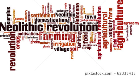 Neolithic revolution word cloud - Stock Illustration [62333415] - PIXTA