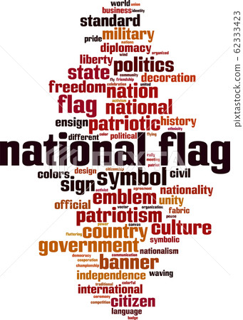 National flag word cloud - Stock Illustration [62333423] - PIXTA