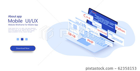Software development, programming, coding... - Stock Illustration [62358153] - PIXTA