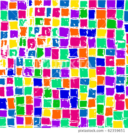 Vector square pattern. Illustration. - Stock Illustration [62359651 ...