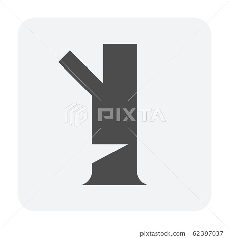 wood tree icon - Stock Illustration [62397037] - PIXTA