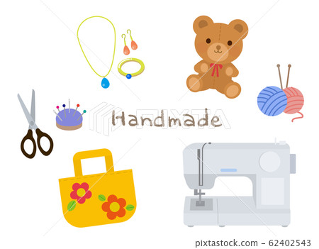 Handmade material set illustration - Stock Illustration [62402543] - PIXTA