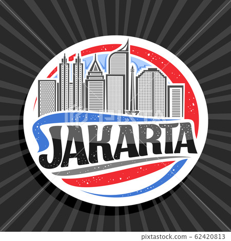 Vector logo for Jakarta - Stock Illustration [62420813] - PIXTA