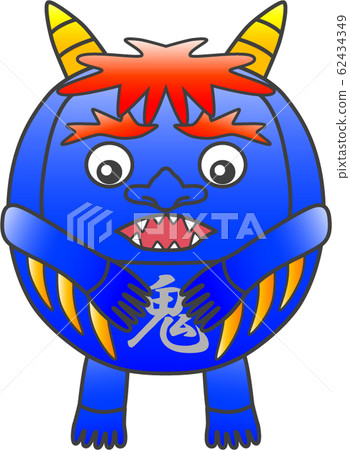 Dharma-type blue demon: 004 - Stock Illustration [62434349] - PIXTA