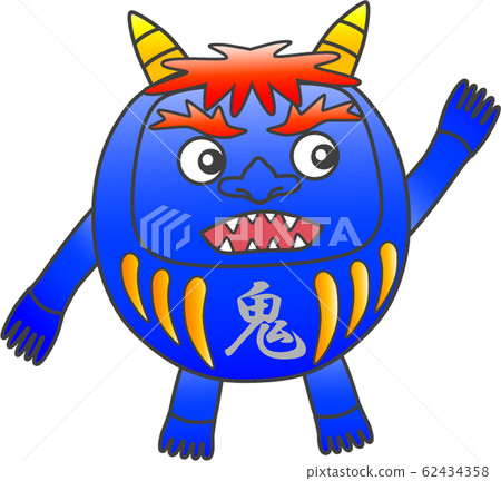 Dharma-type blue demon: 009 - Stock Illustration [62434358] - PIXTA