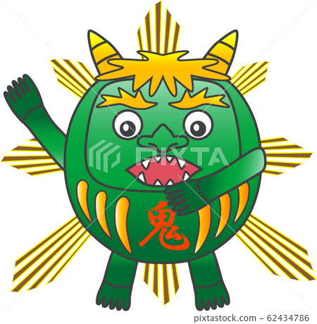 Dharma-shaped green demon: 005 - Stock Illustration [62434786] - PIXTA