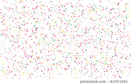 Falling color dots. Fun background. Vector.-插圖素材 [62451081] - PIXTA圖庫