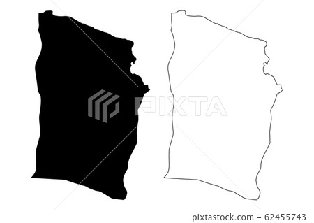 Derna District (Districts of Libya, State of - Stock Illustration ...