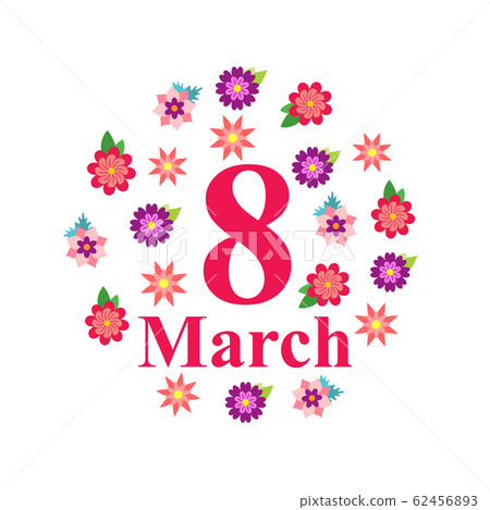 8_march_card3.eps - Stock Illustration [62456893] - PIXTA