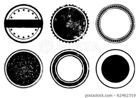 Circle Stamp Set - Stock Illustration [62462359] - PIXTA