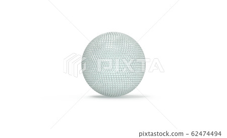 Diamond ball @ background white CG - Stock Illustration [62474494] - PIXTA