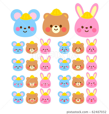 Animal expression illustration set - Stock Illustration [62487032] - PIXTA