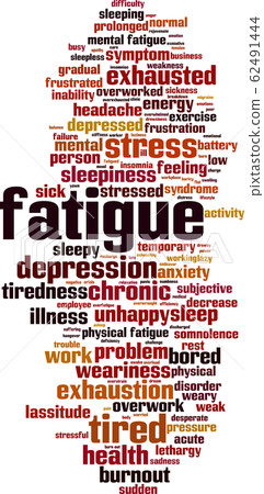 Fatigue word cloud-插圖素材 [62491444] - PIXTA圖庫