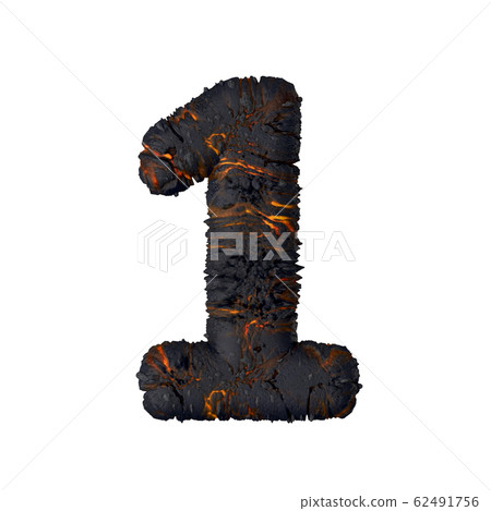 Lava Letter 3d illustration - Stock Illustration [62491756] - PIXTA