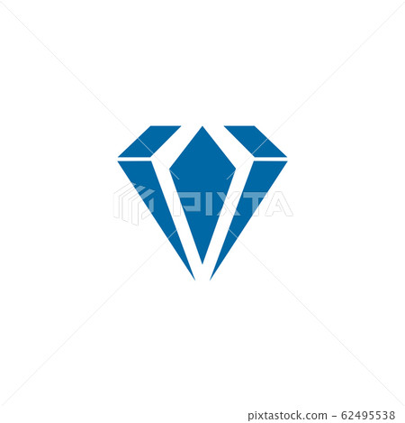 Diamond logo design inspiration vector template - Stock Illustration ...